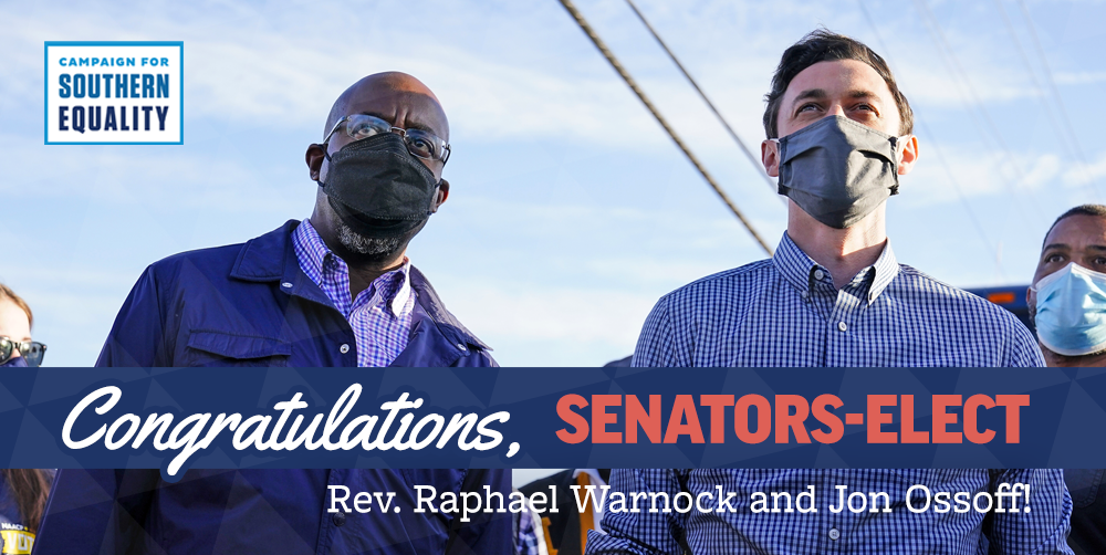 With Senators-Elect Warnock and Ossoff Ensuring Pro-Equality Majority ...
