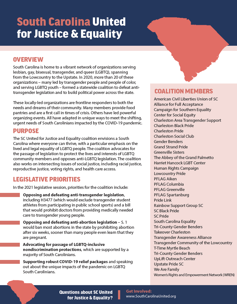 Take Action: Support LGBTQ Equality in South Carolina - Campaign for ...