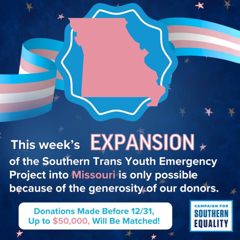Expanding the Southern Trans Youth Emergency Project into Missouri ...