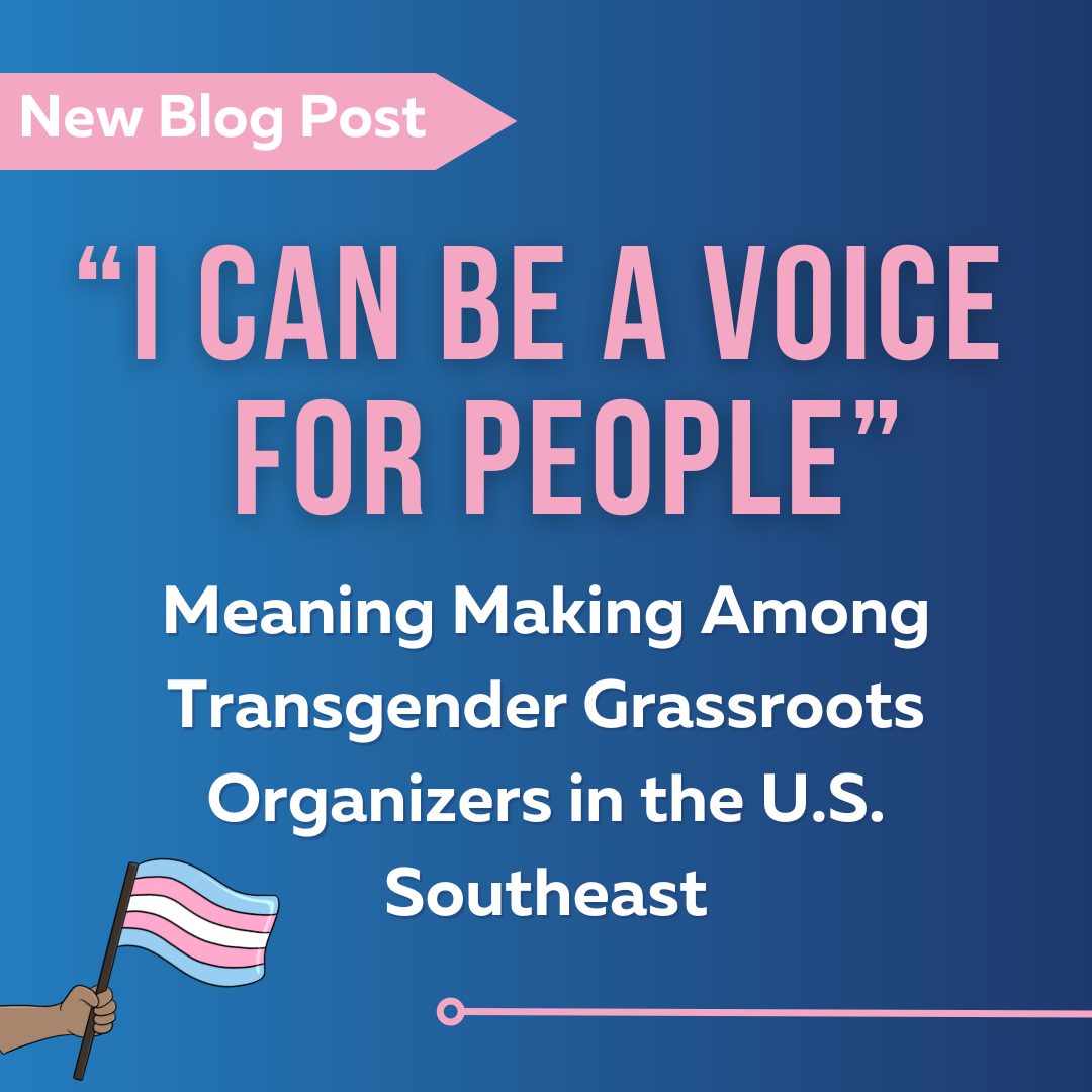 “I Can be a Voice for People”: meaning making among transgender ...