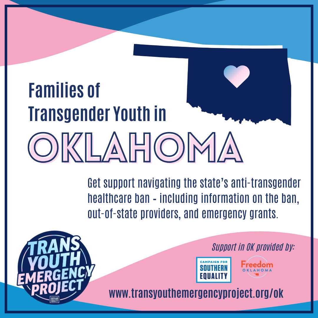Resources for Families of Trans Youth in Oklahoma - Campaign for ...