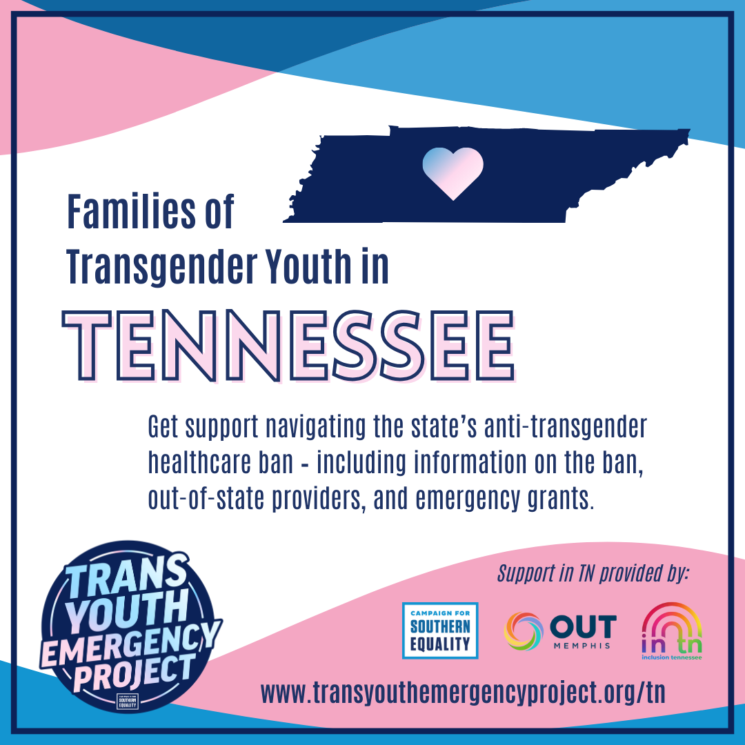 Resources for Families of Trans Youth in Tennessee - Campaign for ...