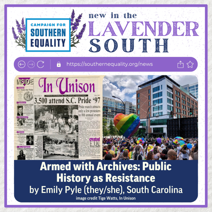 The Lavender South - Campaign for Southern Equality