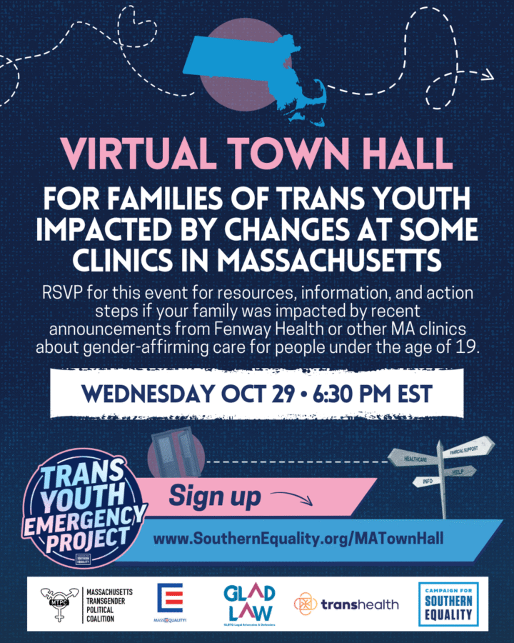 Town Hall for Families of Trans Youth Impacted by Changes at ...